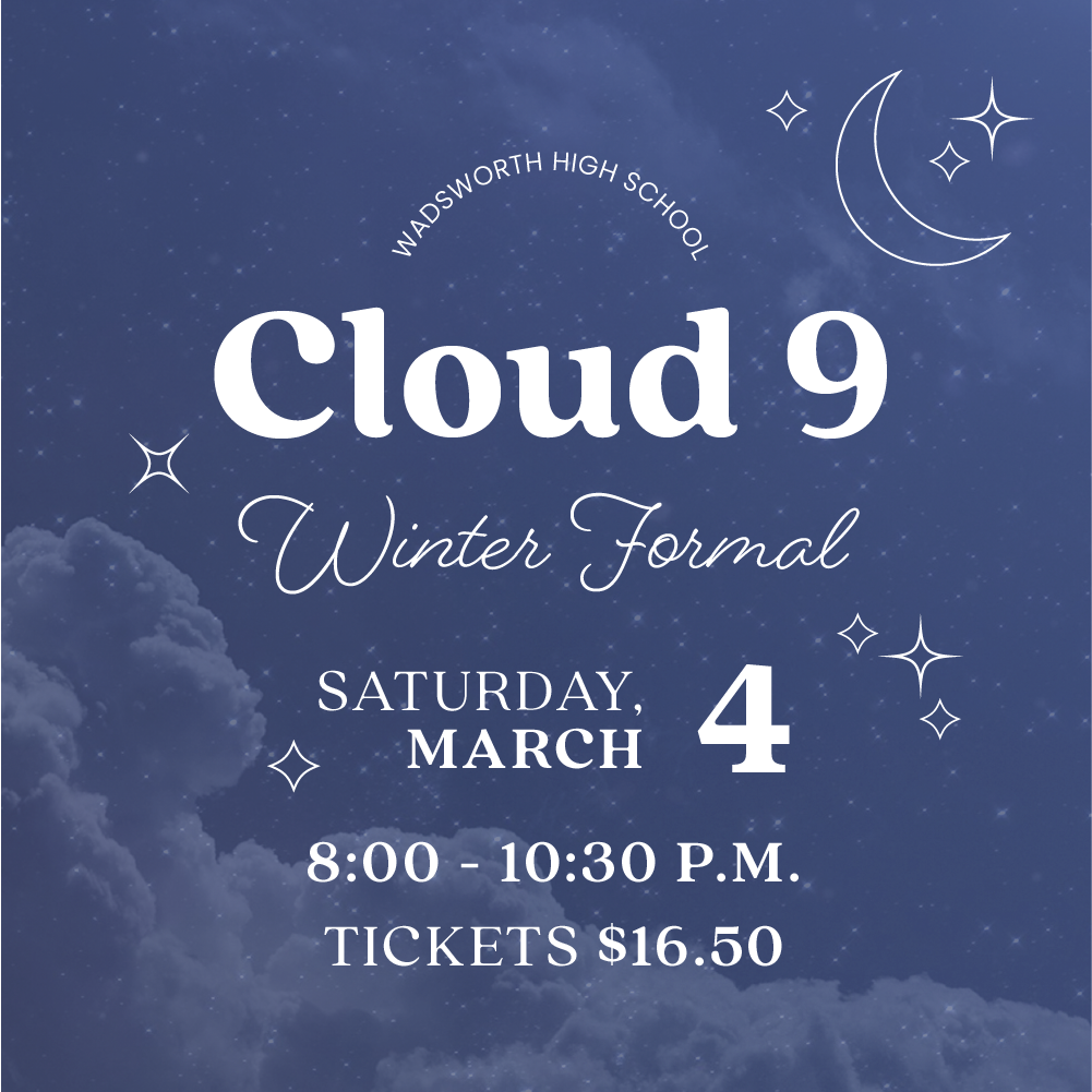 PaySchools Events - Wadsworth High School - Cloud 9 Winter Formal