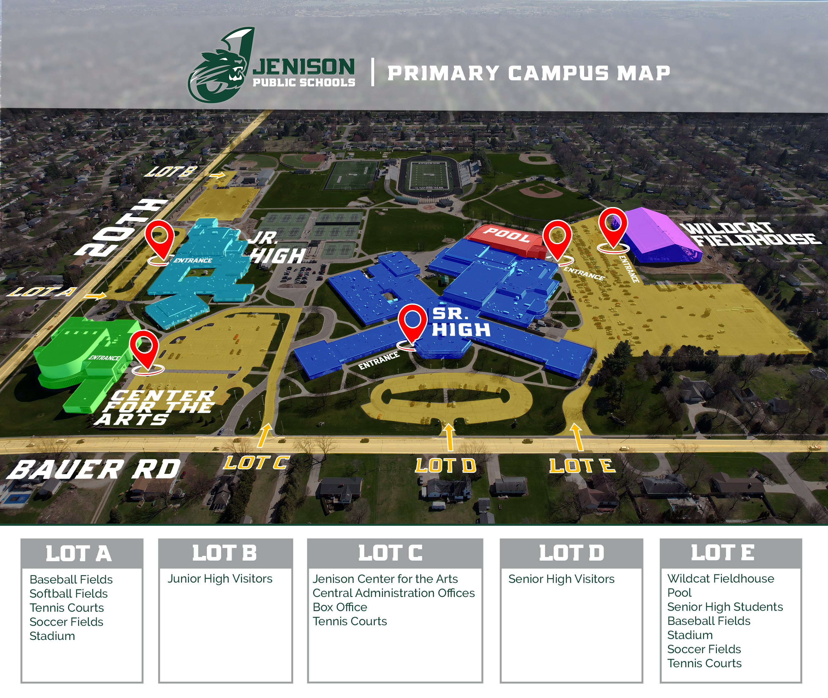 PaySchools Events - Jenison Volleyball 7th and 8th position training